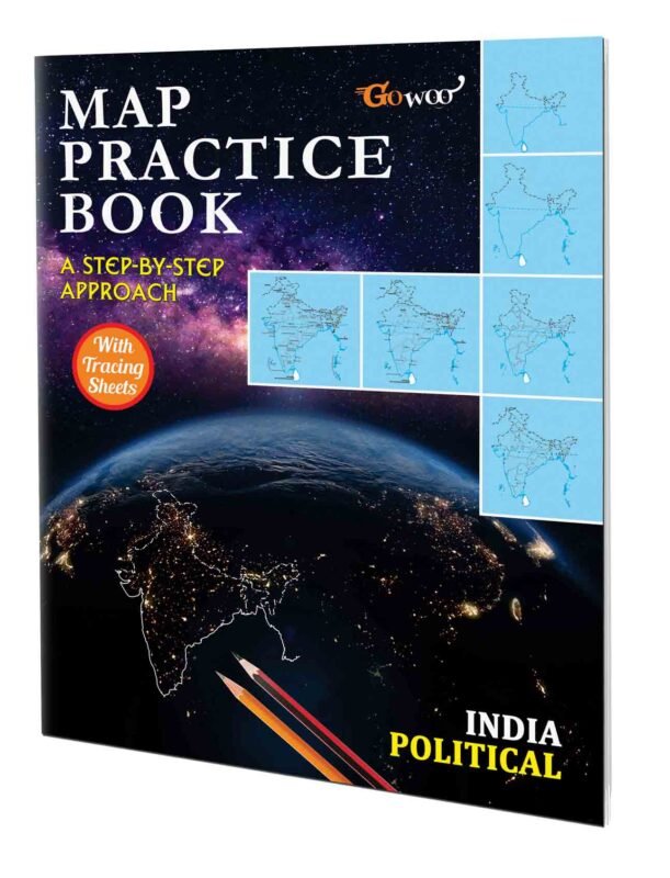 India political - map practice book - Gowoo